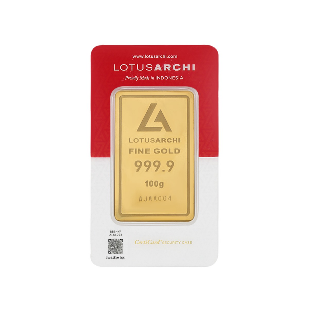 24K Gold Bar Archi (100 Gram) | Mirage Jewelry - Your Custom Jewelry
